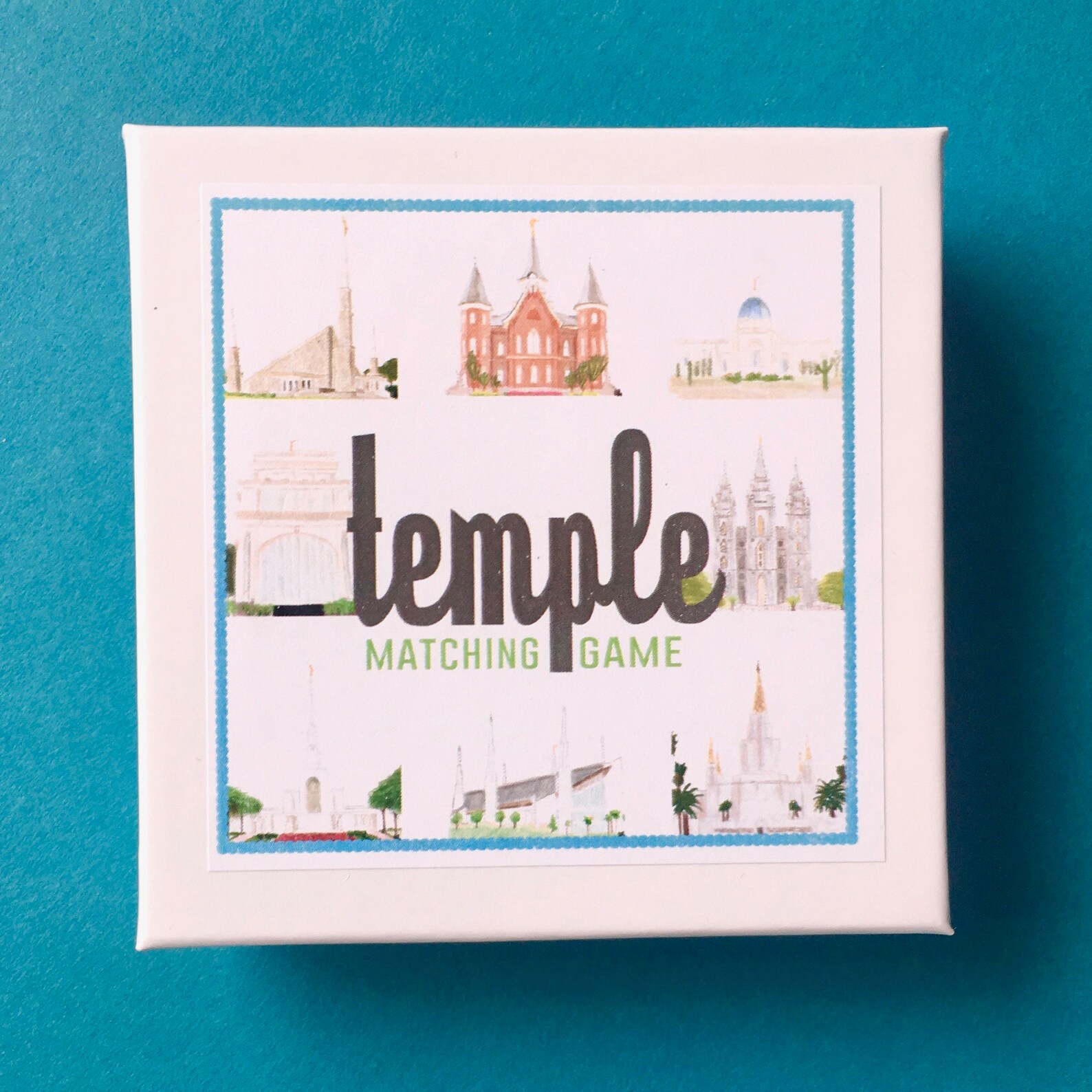 LDS Temple Matching Game - Etsy