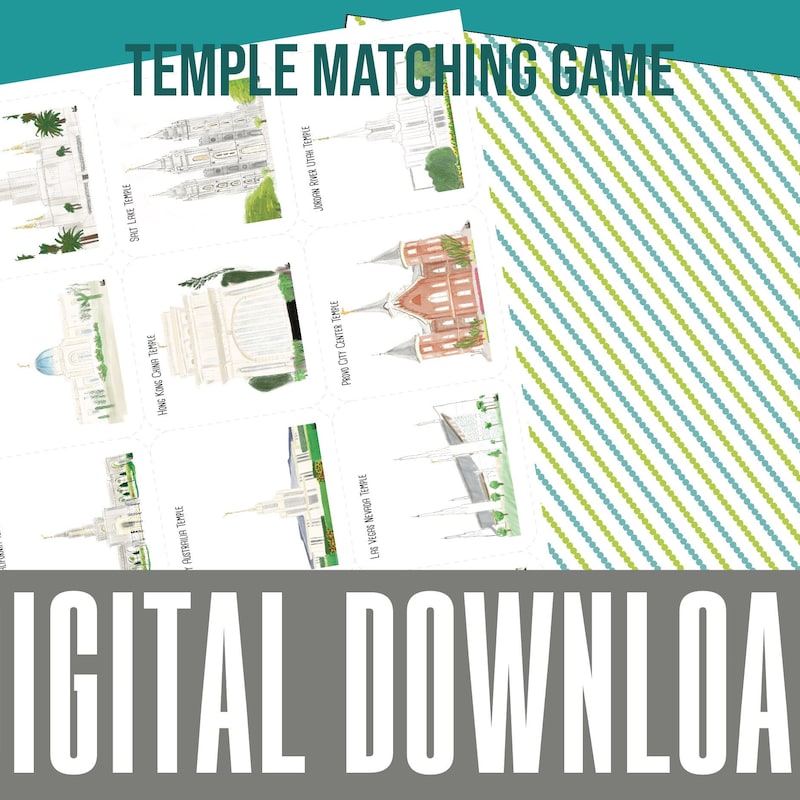 Temple Then Matched - Etsy