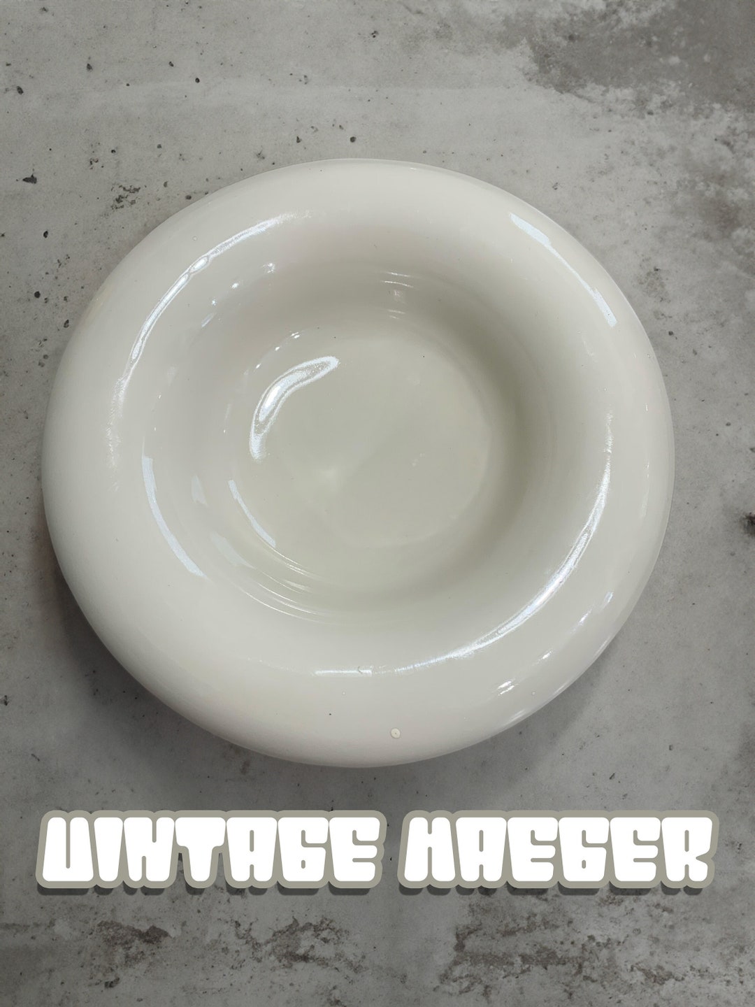 Haeger #5136 1970s / 1980s 7" Cream Round Pottery Ceramic Bowl - Etsy