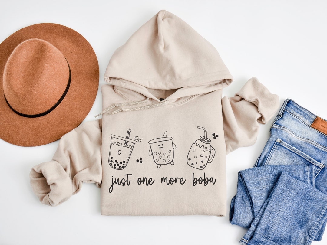 Boba Hoodie | Just One More Boba Doodle Hoodie Boba Lover Gift | Boba ...