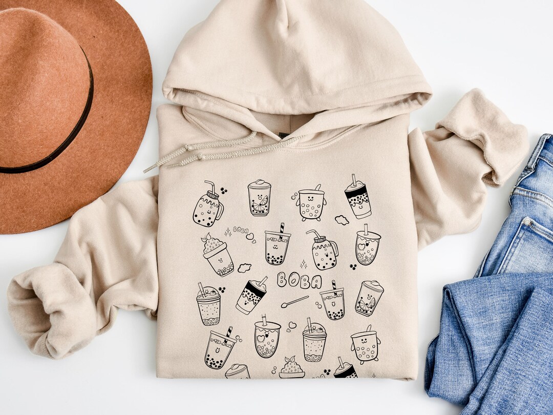 Boba Hoodie Boba Sweatshirt Boba Shirt Boba Party Boba Gifts Unique ...