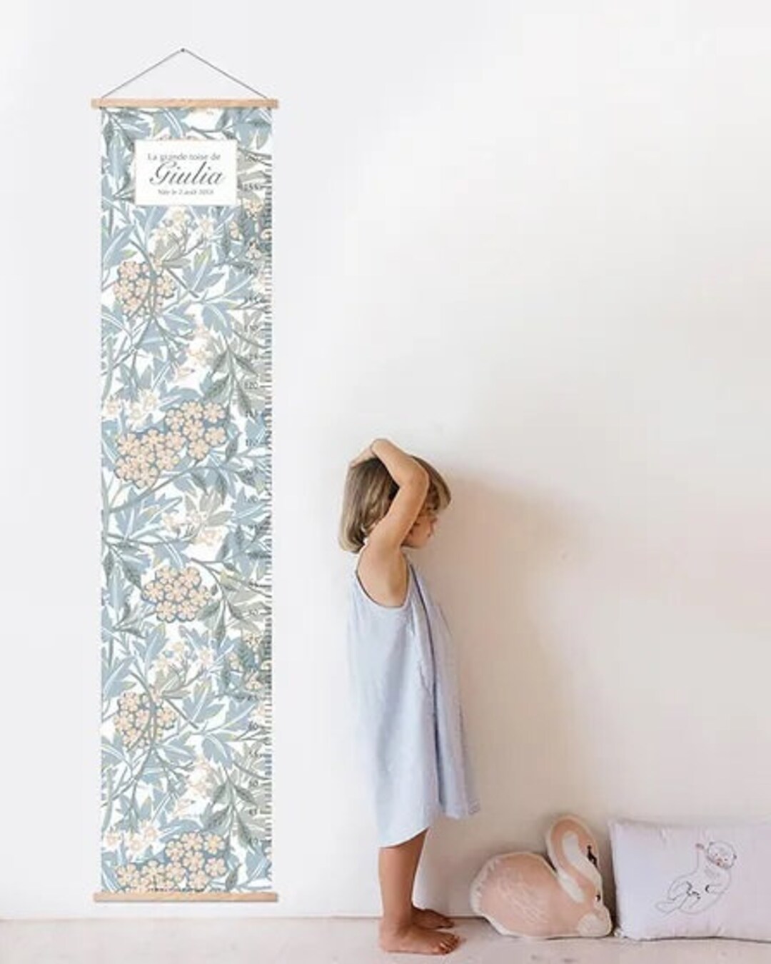 Decorative Height Chart for Baby Children's Room Measuring up to 1m60 ...