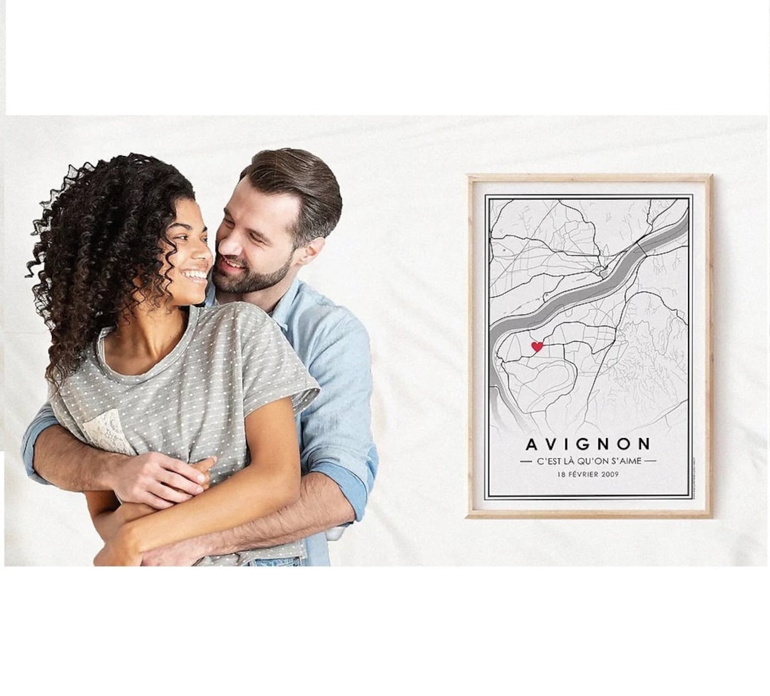 Personalized Mapping, Country City Map, GPS, Gift Idea, Couple ...