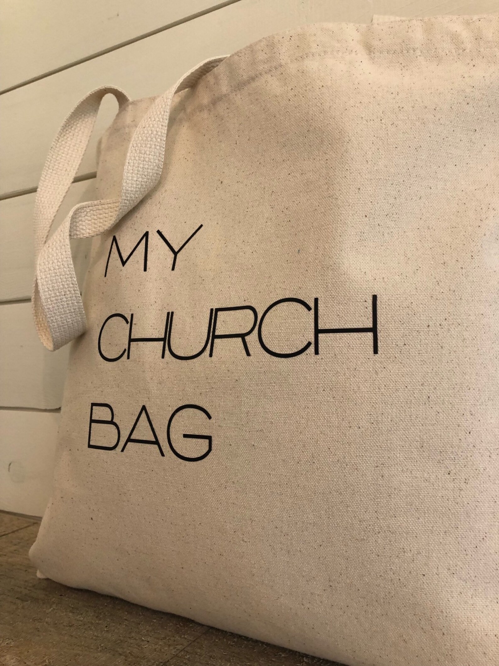 Tote Bag My Church Bag - Etsy