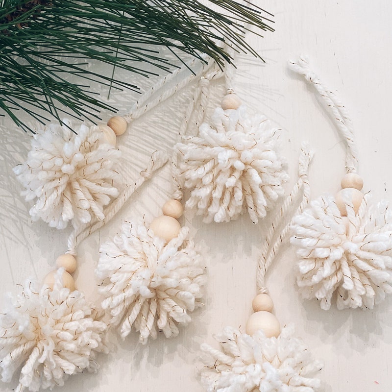 Christmas Pom Poms - Etsy