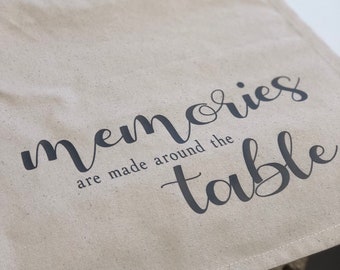 Memory Table Runner - Etsy