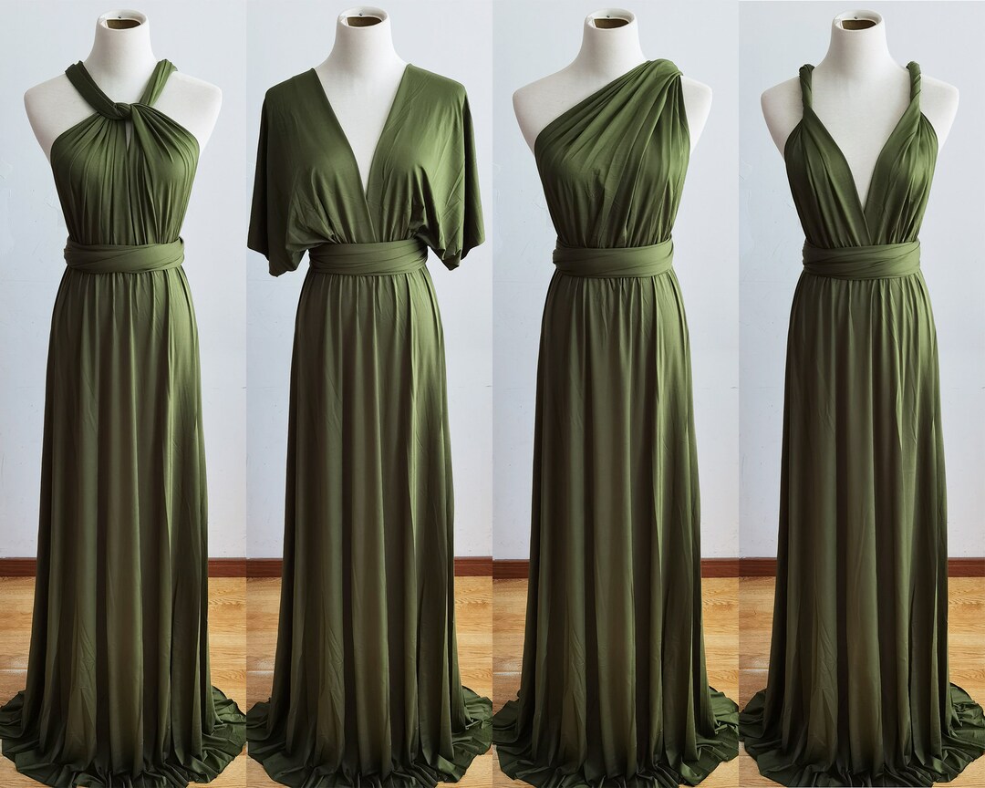 OLIVE Bridesmaid Dress, Infinity Dress, Convertible Dress Bridesmaid ...