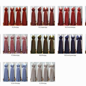 RUST-VELVET Bridesmaid Dress, Infinity Dress, Multi-way Bridesmaid ...