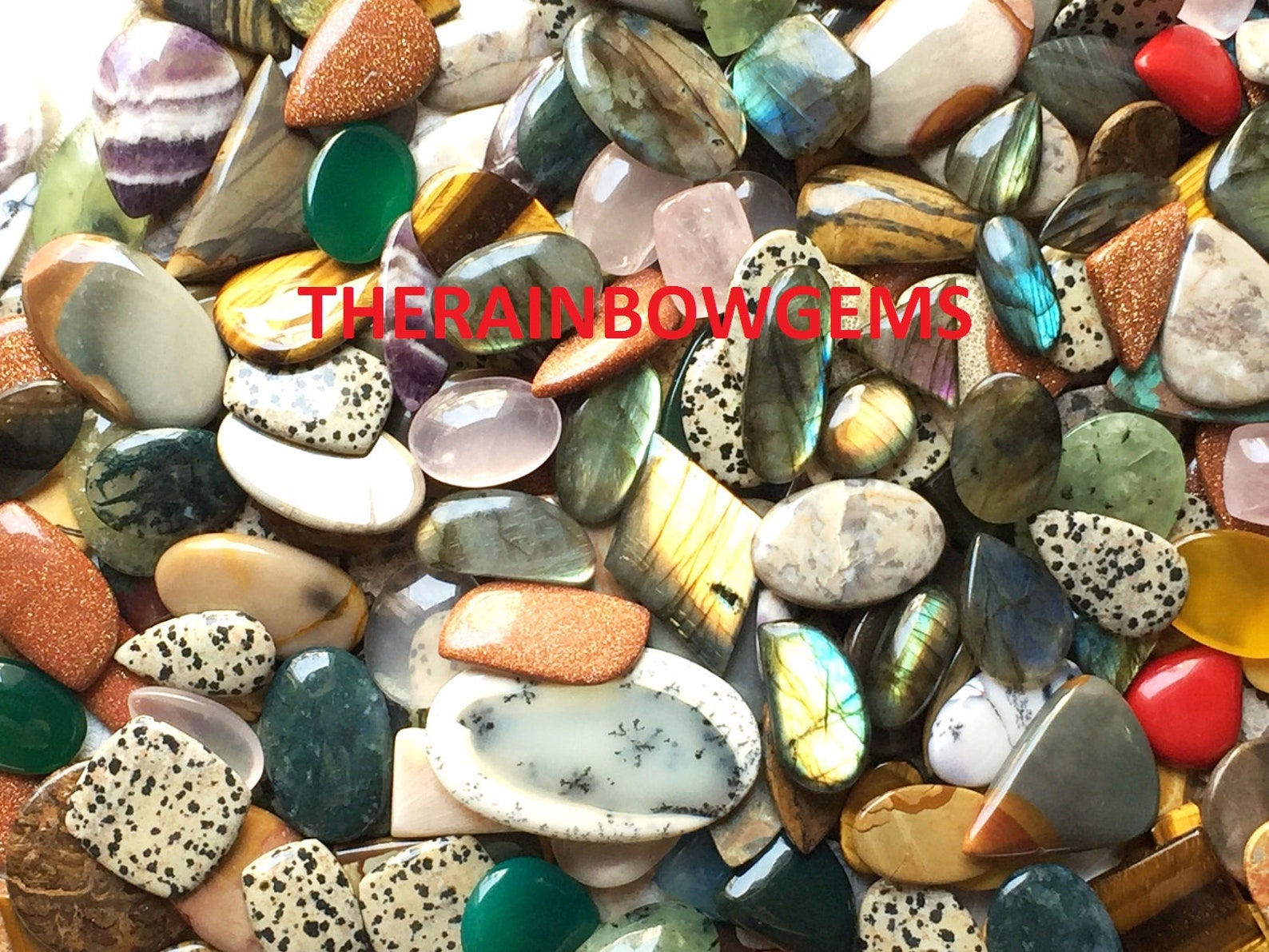 Natural Gemstone Cabochon Mix Cabochon Loose Gemstone - Etsy