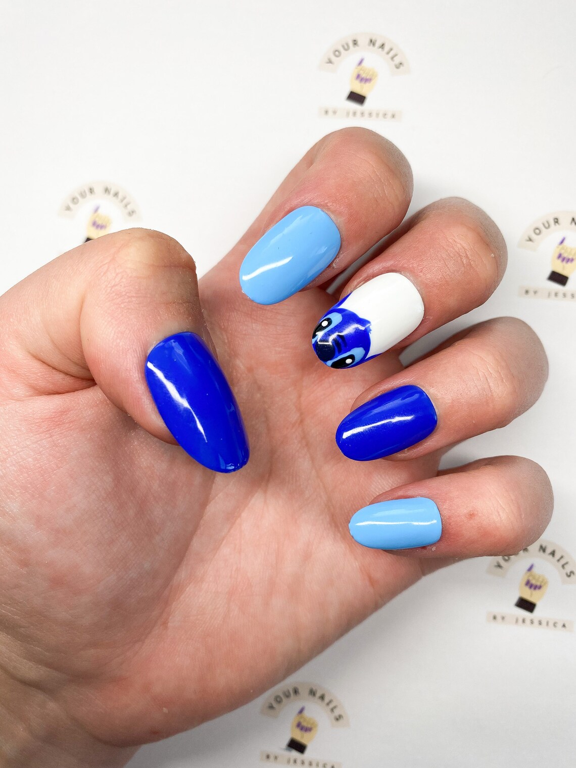 Lilo and Stitch Lilo and Stitch Nails Stitch Nails Disney - Etsy