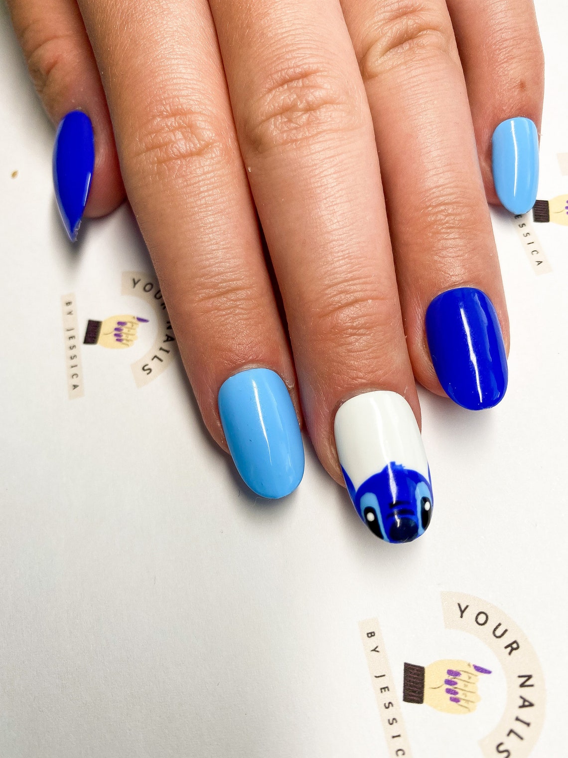 Lilo and Stitch Lilo and Stitch Nails Stitch Nails Disney - Etsy