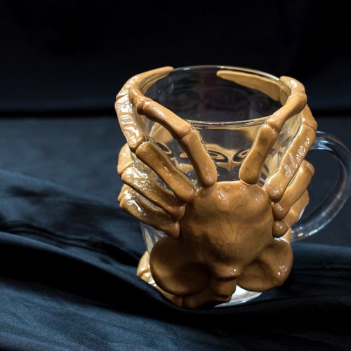 Handmade Beerhuger Beer Mug With Face Hugger From Alien - Etsy