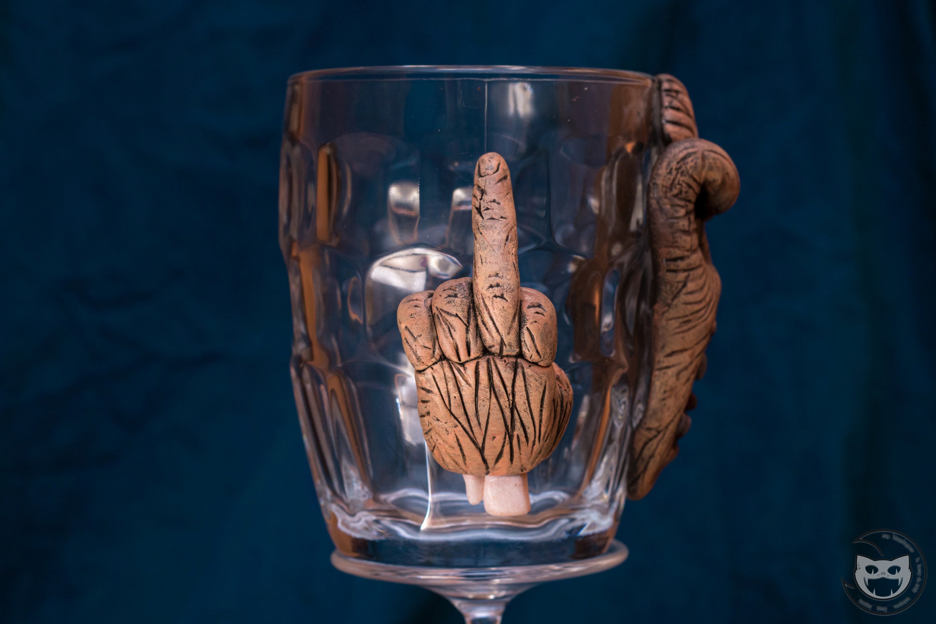 Handmade Beer Mug With Face of Eddie the Head From Iron | Etsy