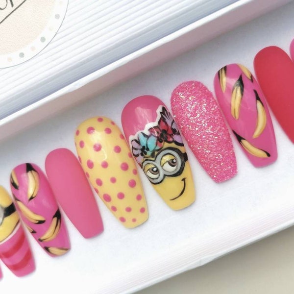 Matte Fake Nails - Etsy