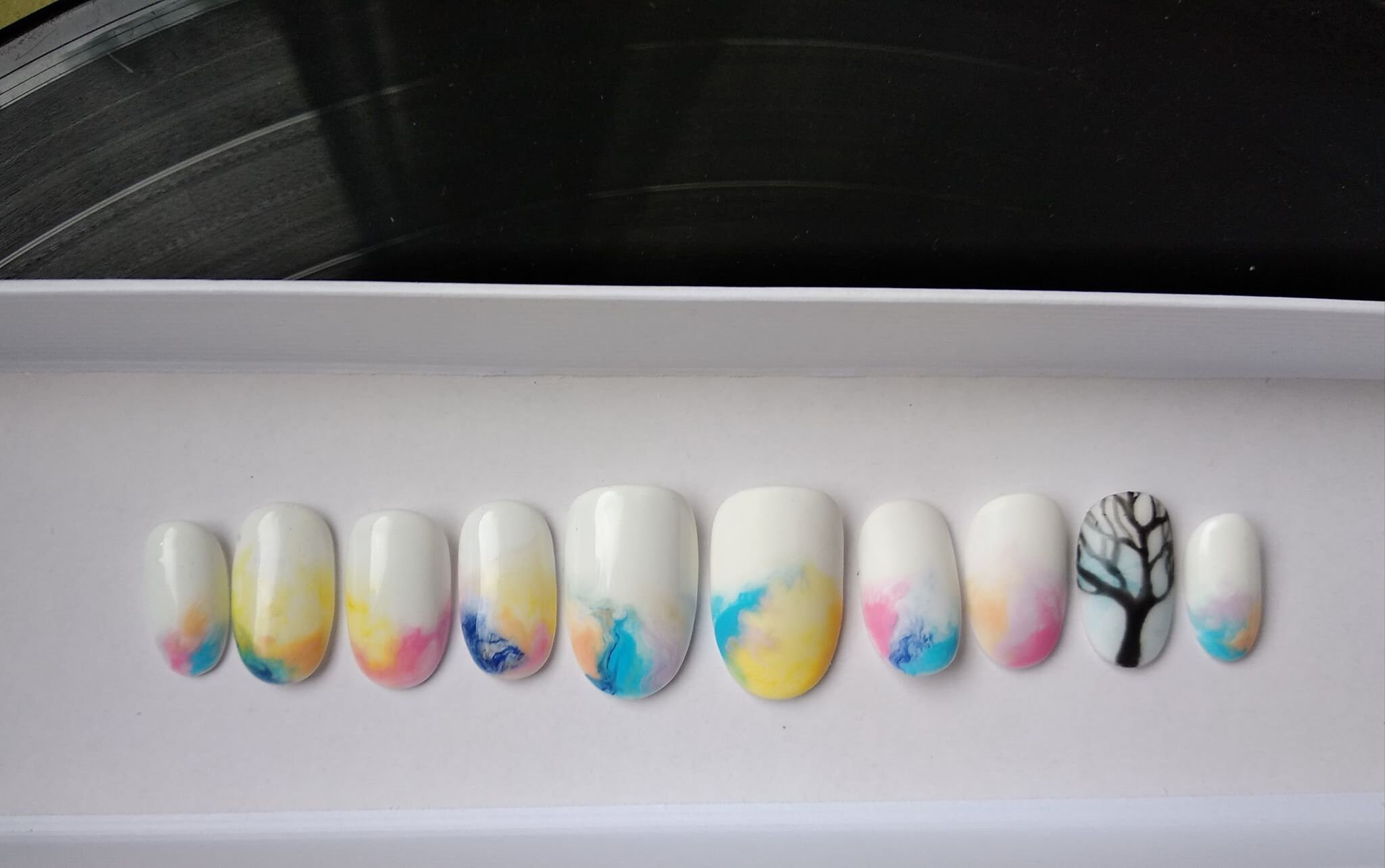 BTS Nails Spring Day Song Nails K-pop Bangtan Boys BTS | Etsy