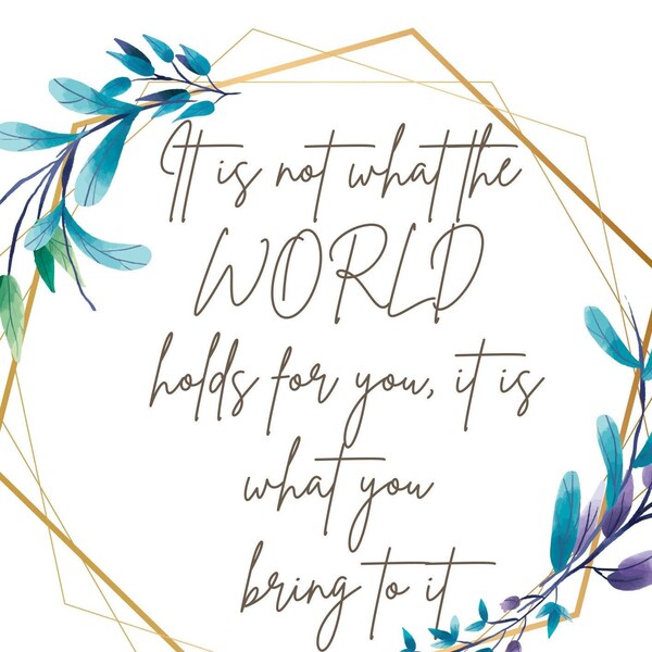 L M Montgomery Quote - Etsy