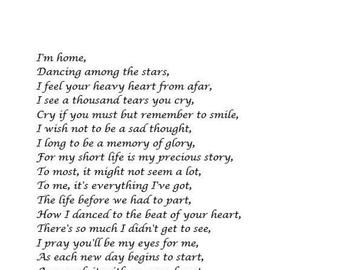 Loss of A Baby Poetry Print, Miscarriage Poem, Death of a Baby Sympathy ...