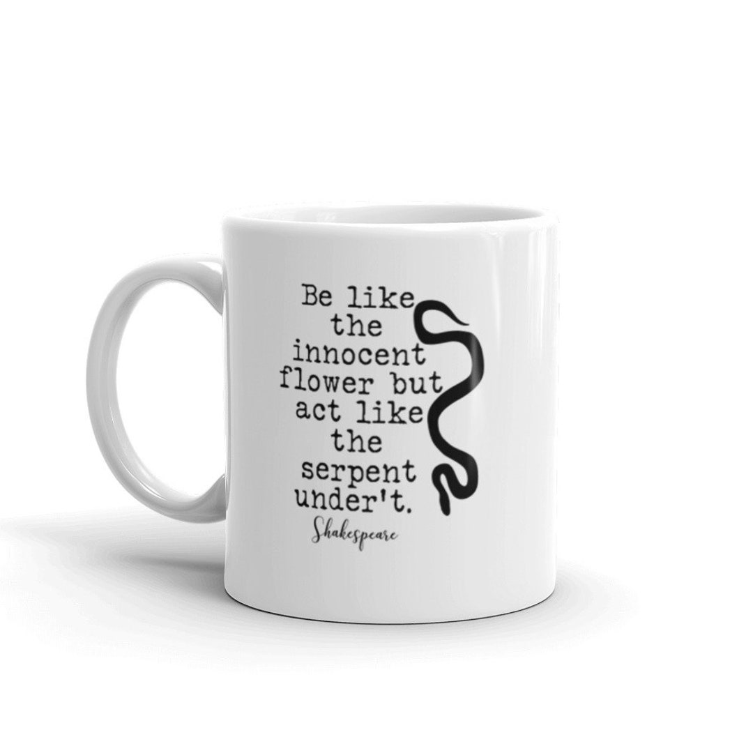 Shakespeare Quote Mug, Lady Macbeth Quote Mug, Book Lover Quote Mug - Etsy