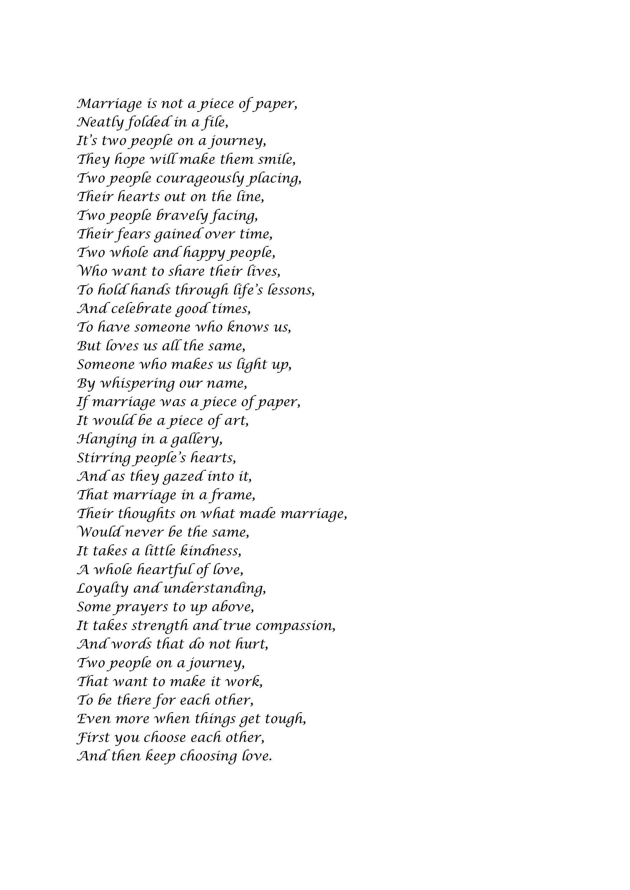 Wedding Poetry Print Digital Download Instant Anniversary - Etsy