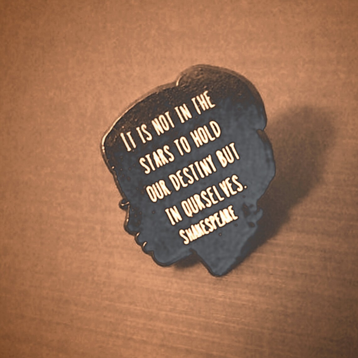 Shakespeare Quote Enamel Pin Inspirational Quote Enamel Pin - Etsy UK