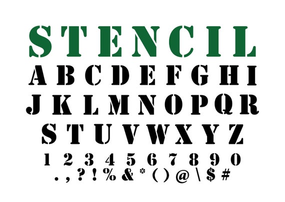 Free script stencil fonts - wolfigo