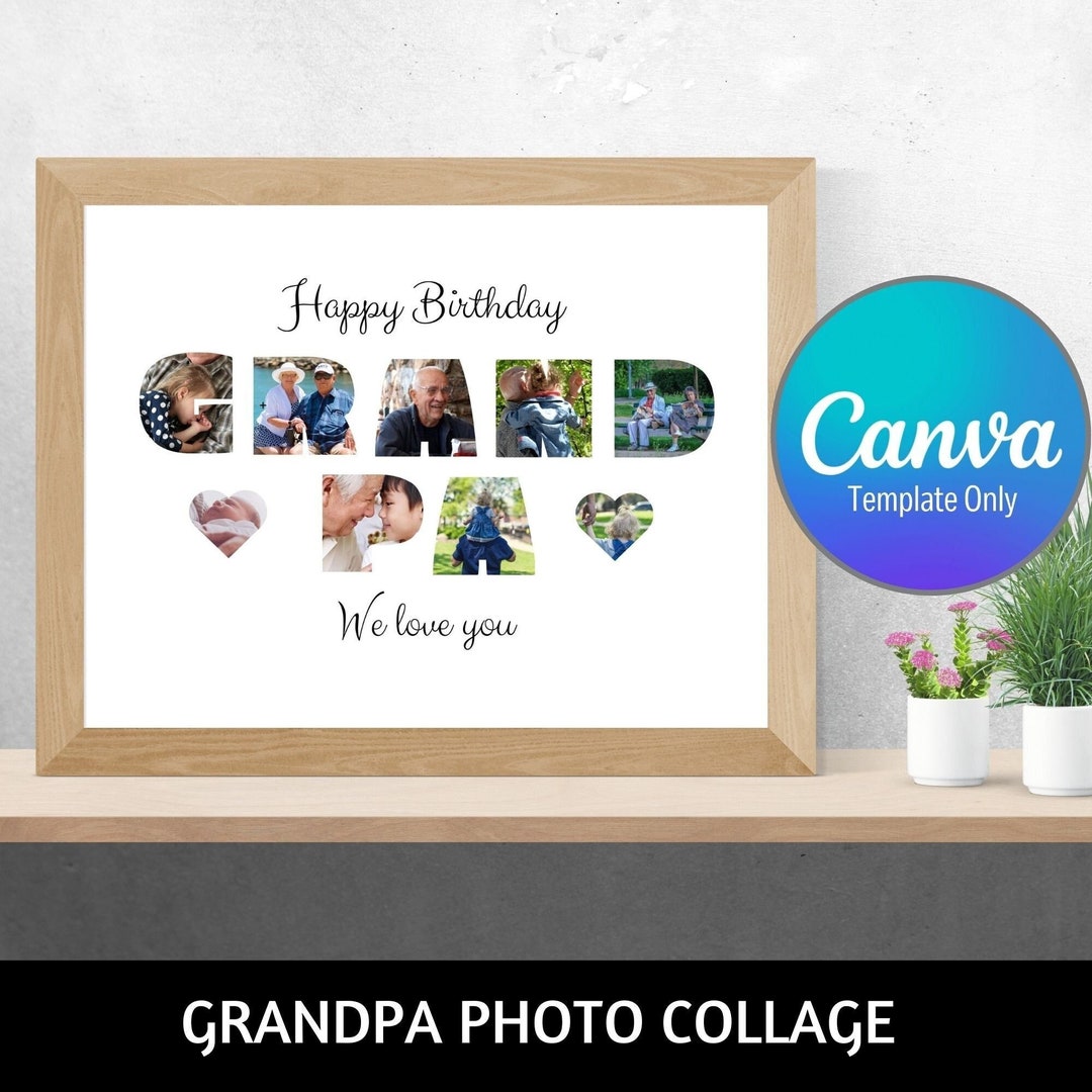 Grandpa Birthday Gift, Grandpa Birthday Present, Grandparents Day Gift ...