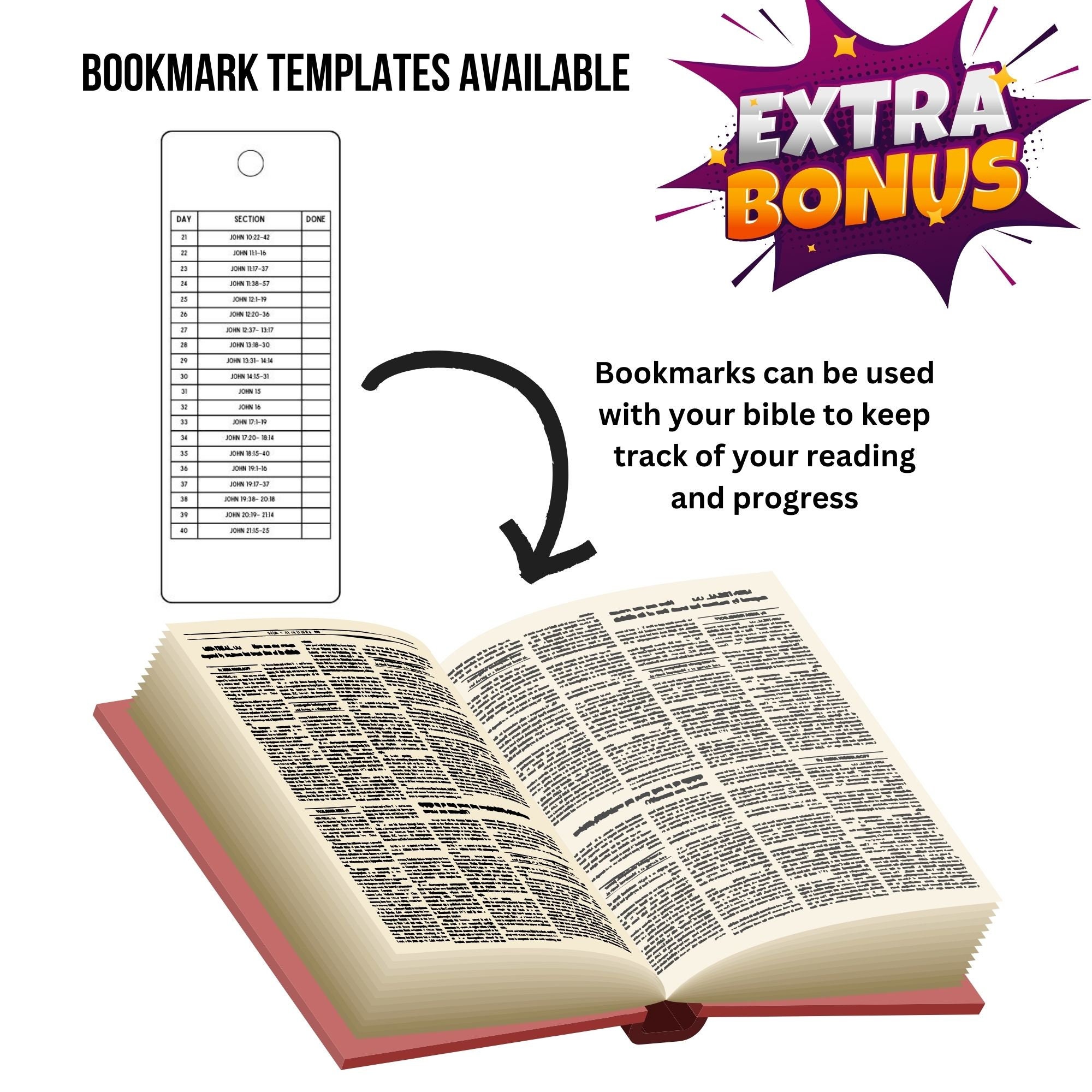 The Book of John Reading Plan Bible Plan Printable Christian Printables ...