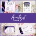 Purple Marble Business Card Template, Editable Canva Design (digital ...
