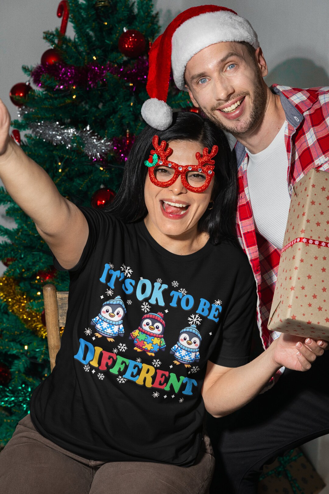 It's Ok to Be Different Autism Awareness Penguins Unisex - Etsy