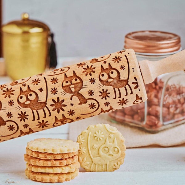Cat Rolling Pin - Etsy