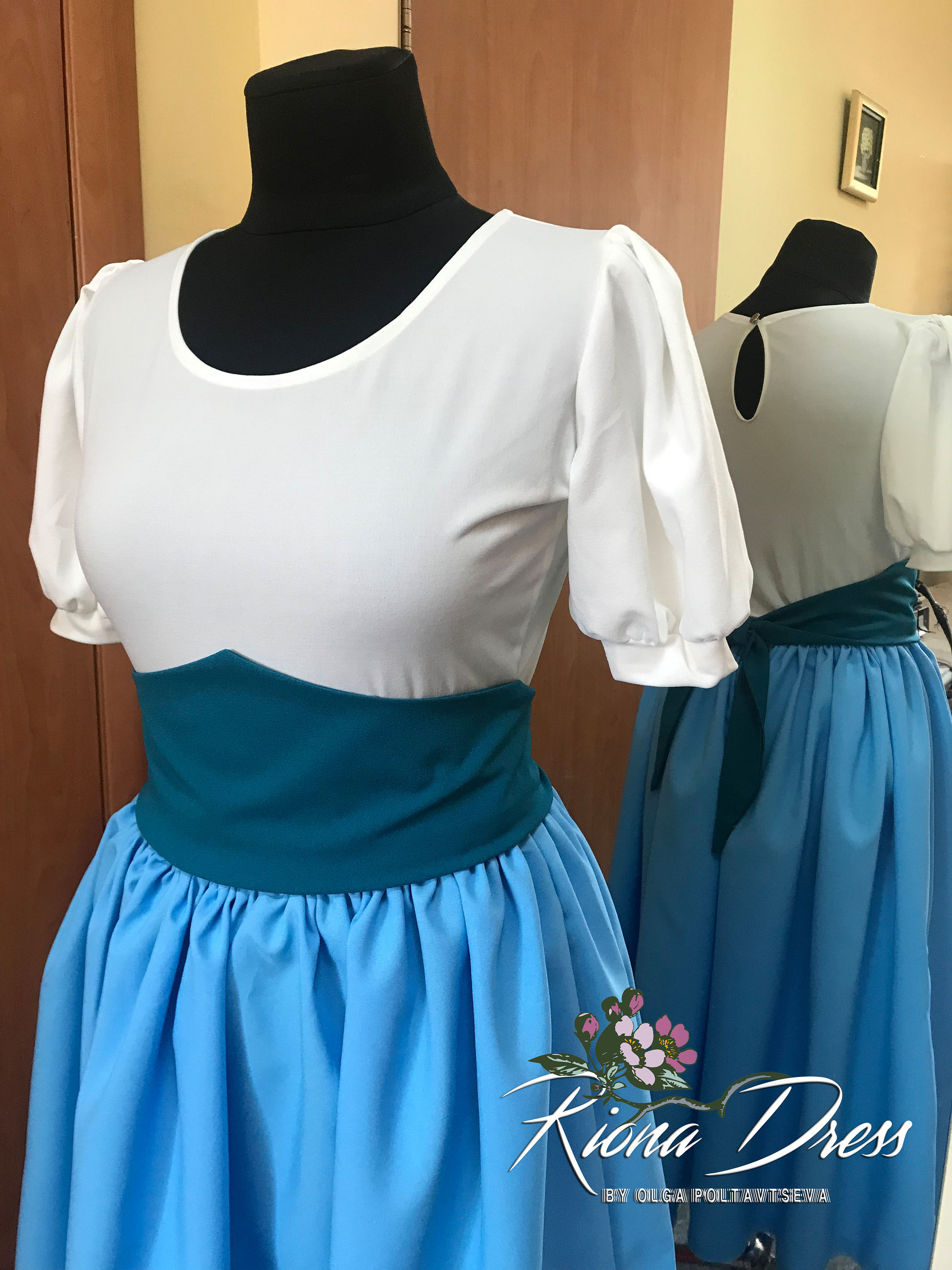 Thumbelina Blue Dress