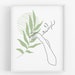 Woman Botanical Line Art Print, Sage Green One Line Drawing, Printable ...