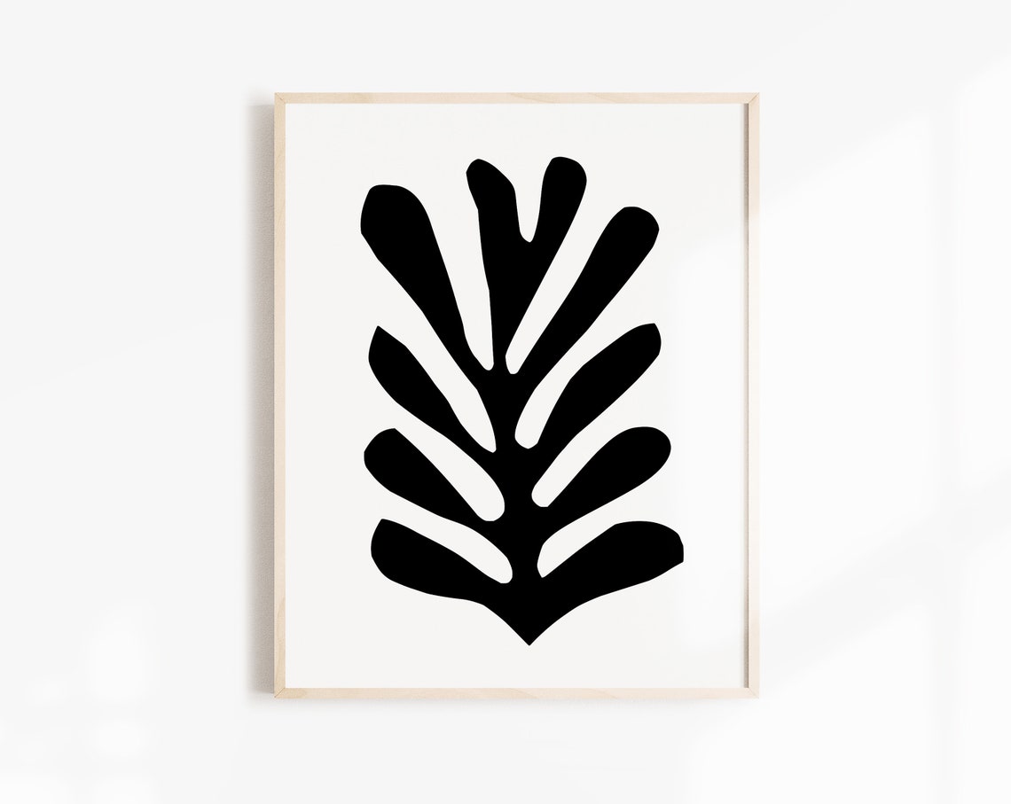 Matisse Leaf Wall Art Botanical Poster Matisse Print - Etsy