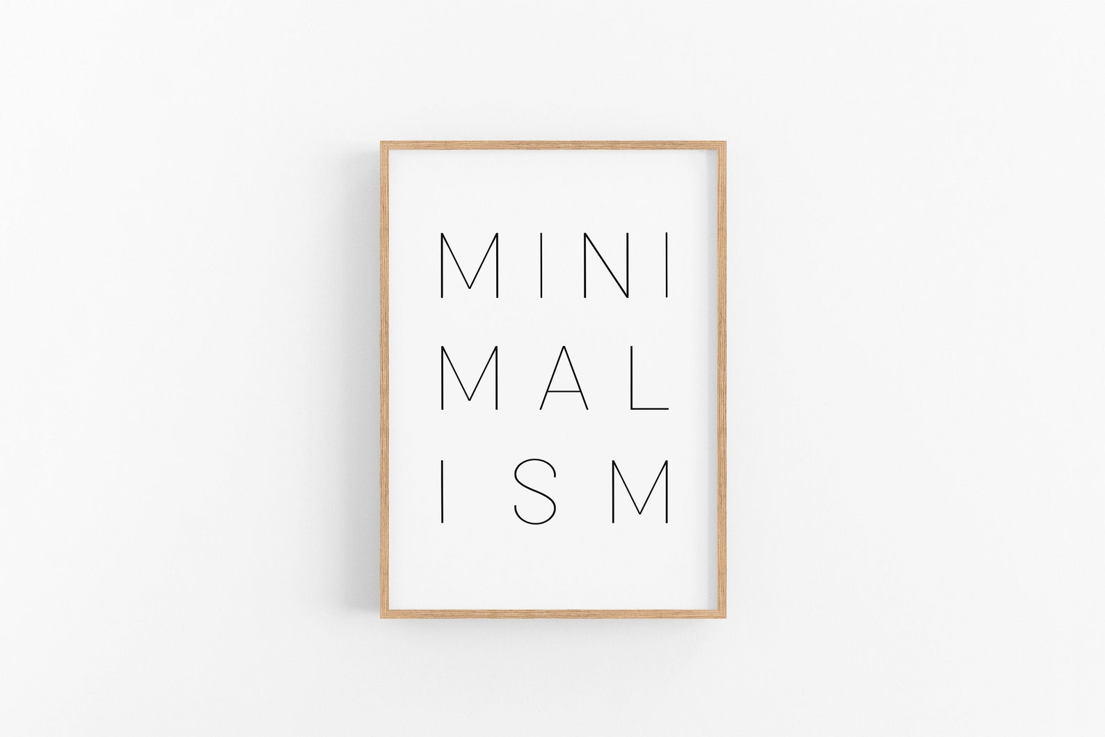 Minimalism Print, Printable Wall Art, Black and White Home Decor ...