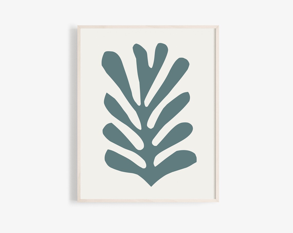 Matisse Leaf Wall Art Botanical Poster Matisse Print | Etsy
