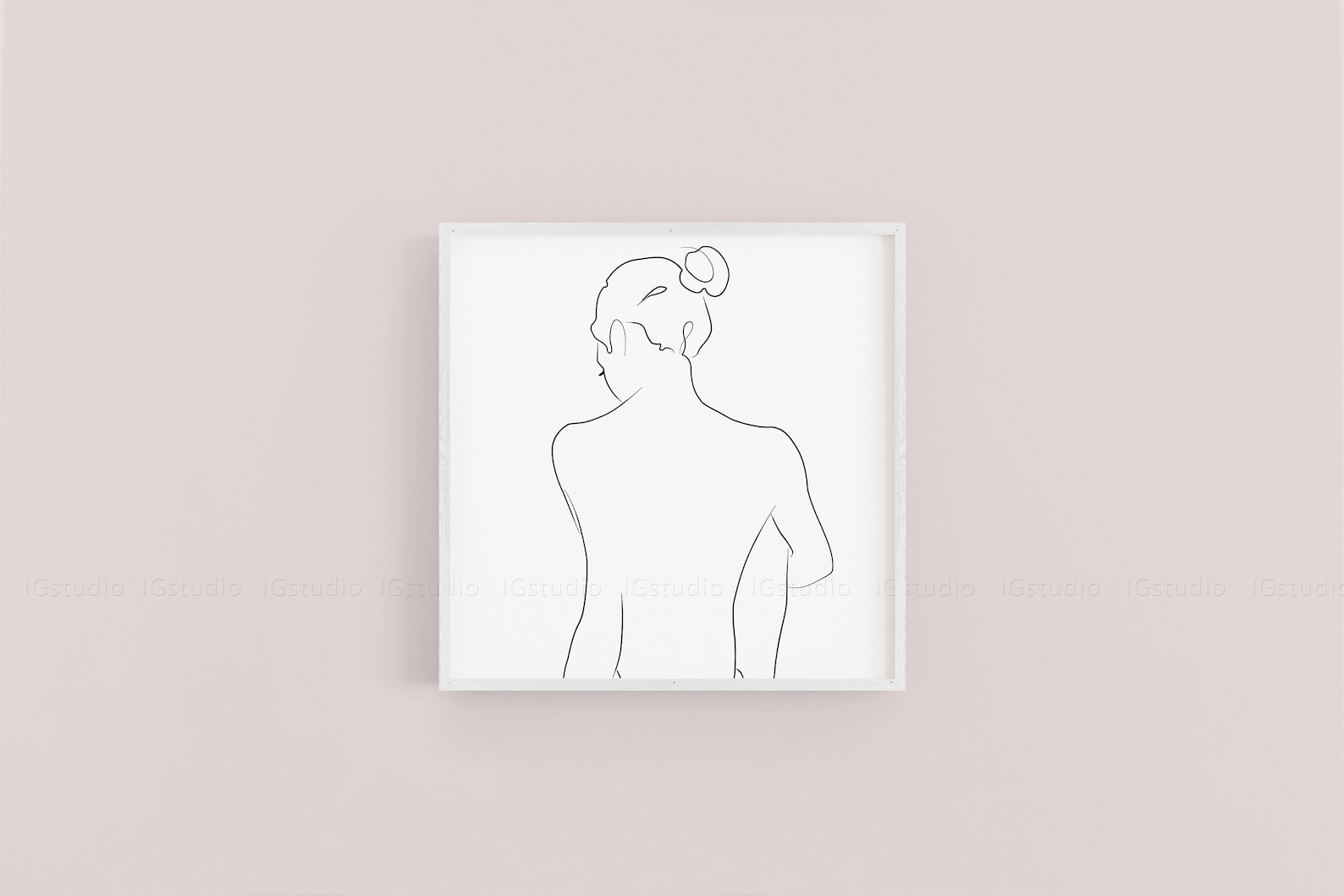 Abstract One Line Female Figure Drawing Single Line Art | Etsy