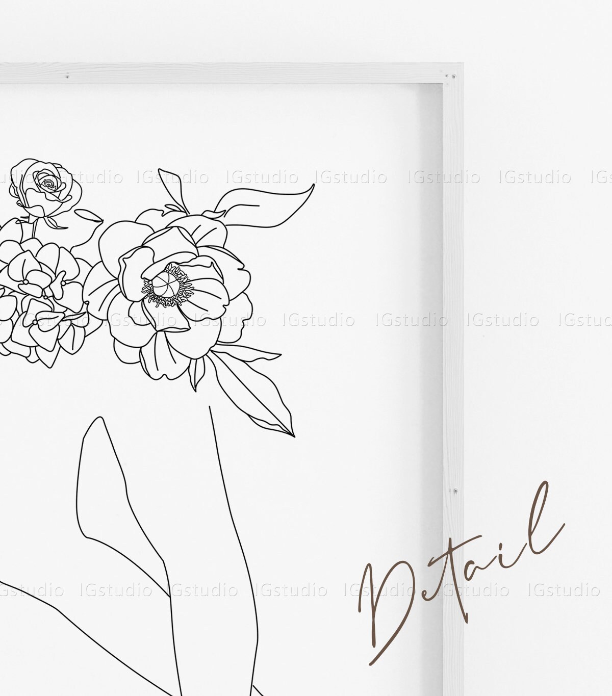Couple of Flowers Line Art, One Line Drawing, Printable Line Art ...