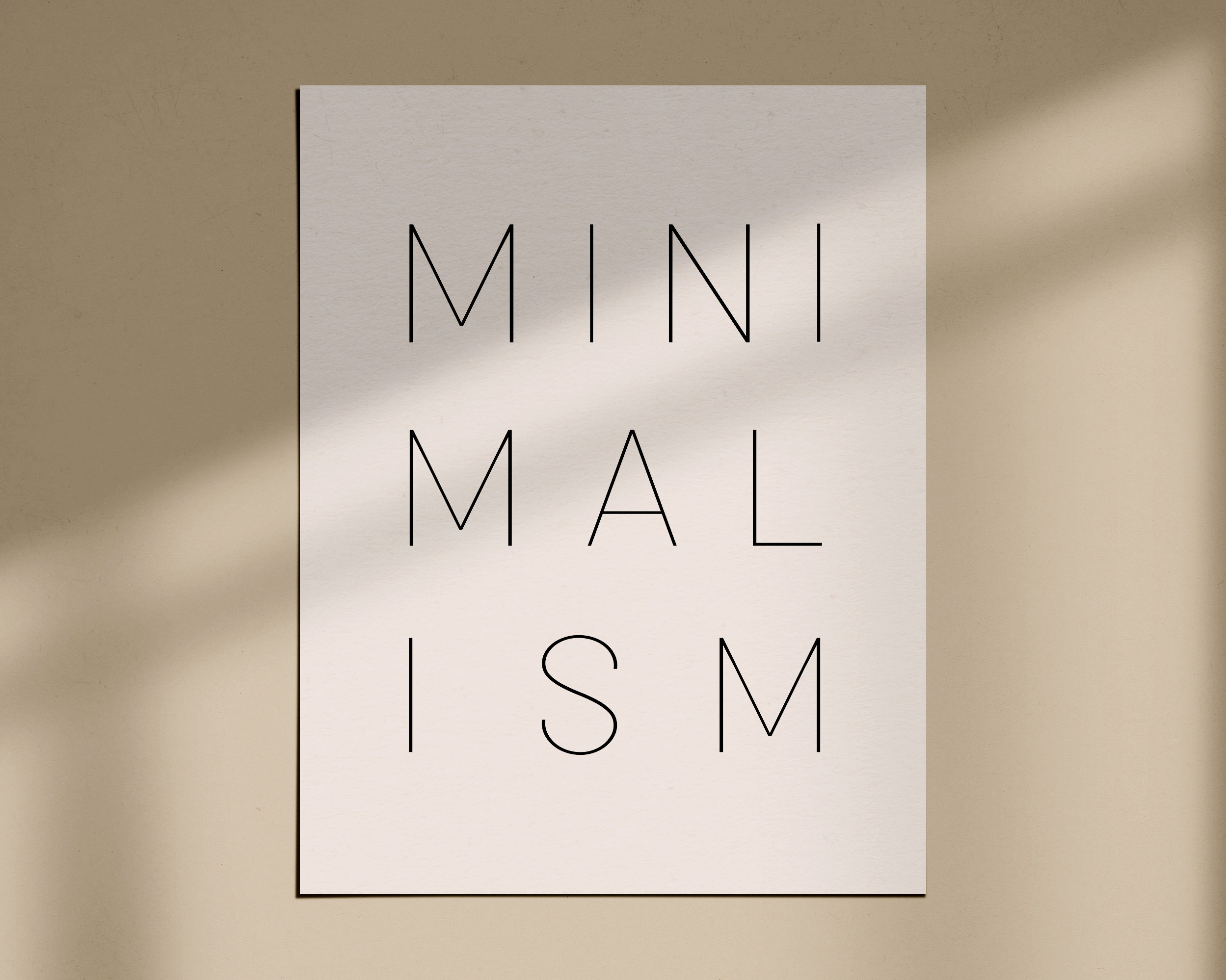 Minimalism Print, Printable Wall Art, Black and White Home Decor ...