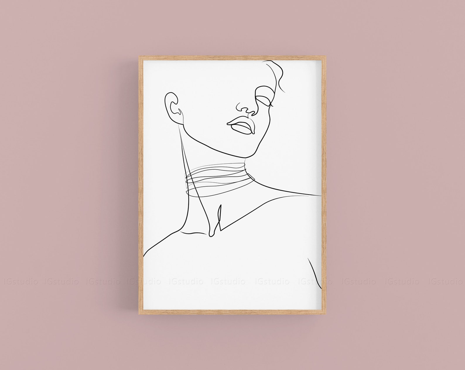 Single Line Art Female Print, One Line Drawing, Printable Line Art ...