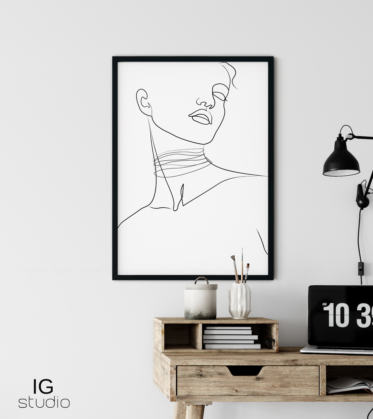 Single Line Art Female Print, One Line Drawing, Printable Line Art ...