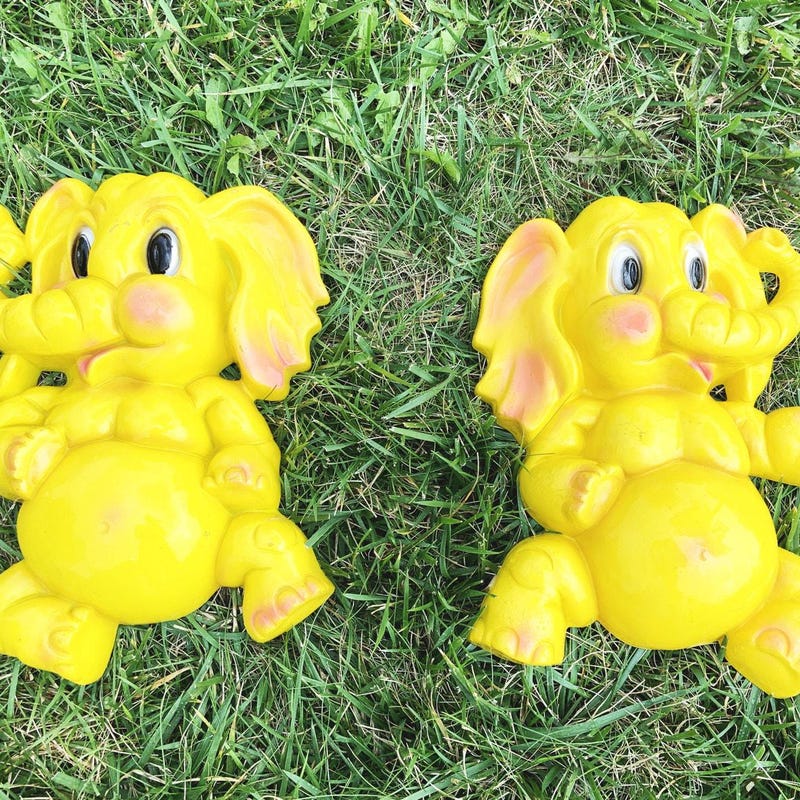 Plastic Elephant - Etsy