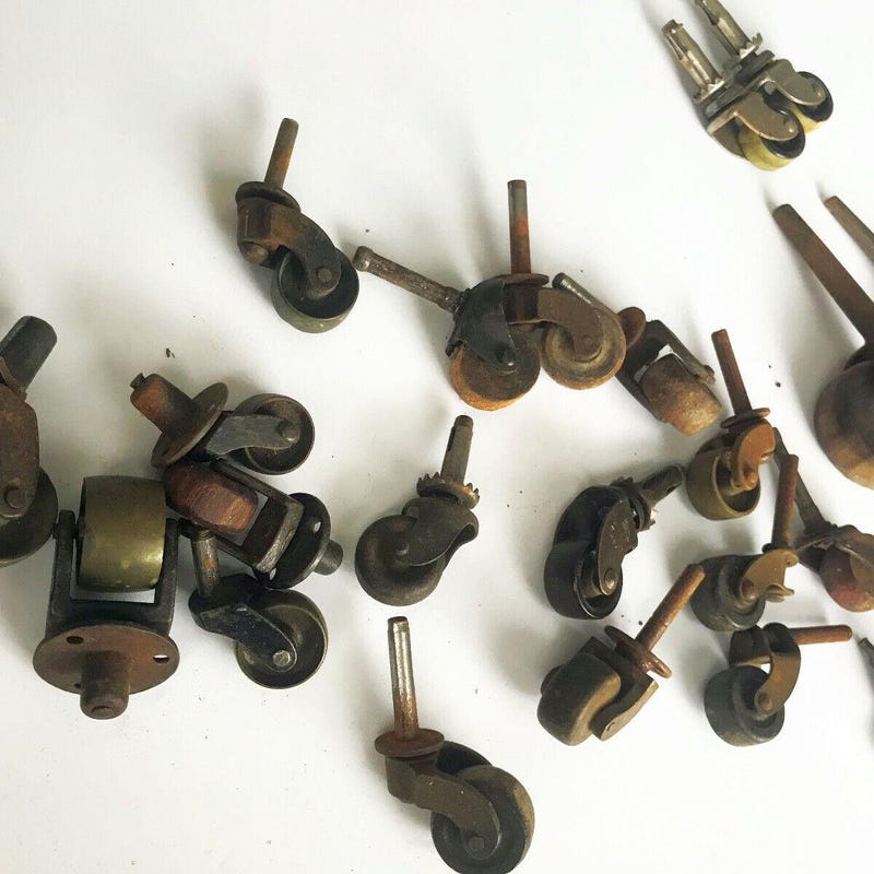 Vintage Caster Wheels - Etsy