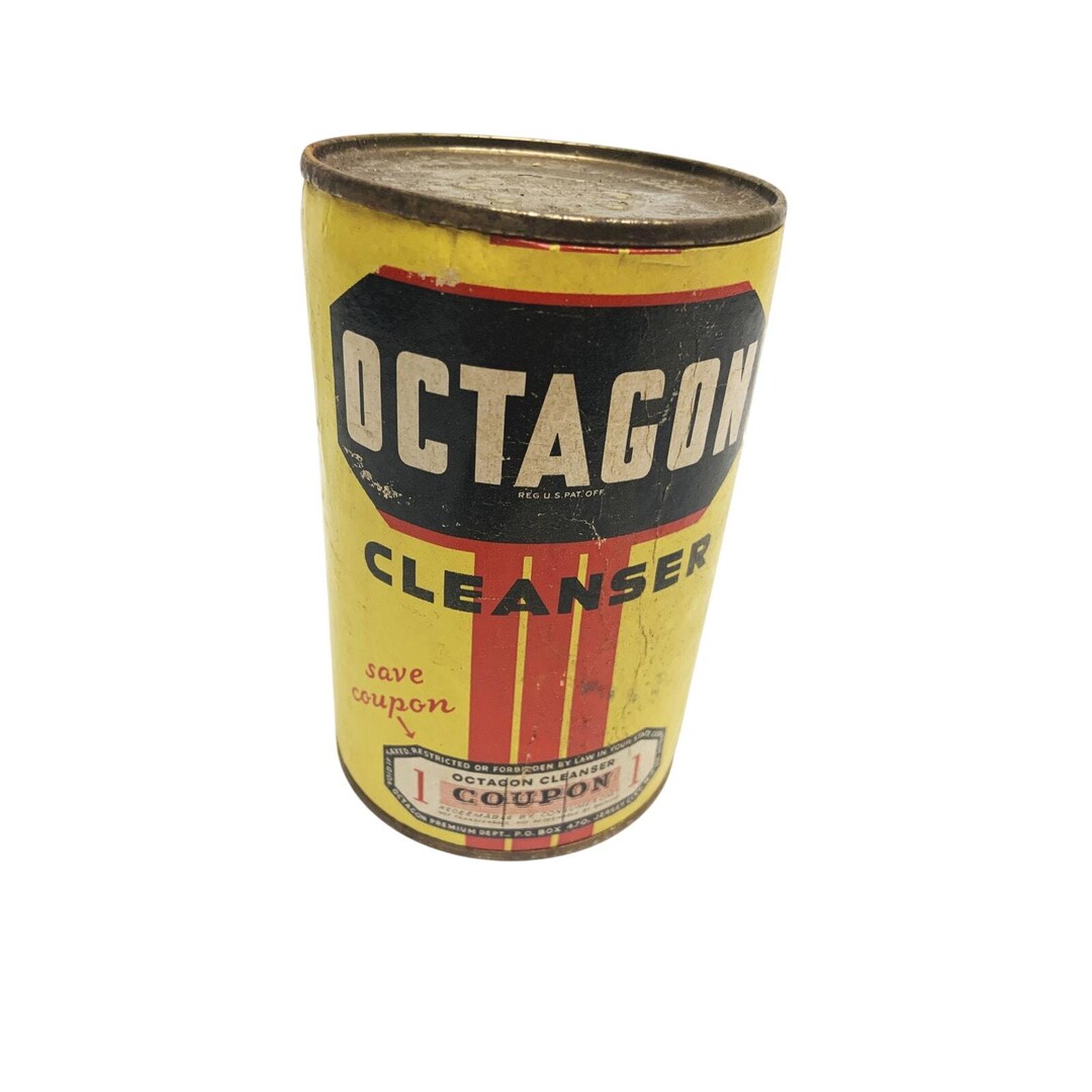 Vintage OCTAGON Cleanser by Colgate Palmolive Peet New Old Stock - Etsy