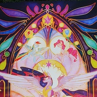 Friendship is Magic - MLP Stained Glass A3 Print - Etsy