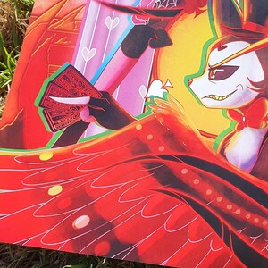 Angel Husk and Alastor A3 Poster Print Hazbin Hotel - Etsy