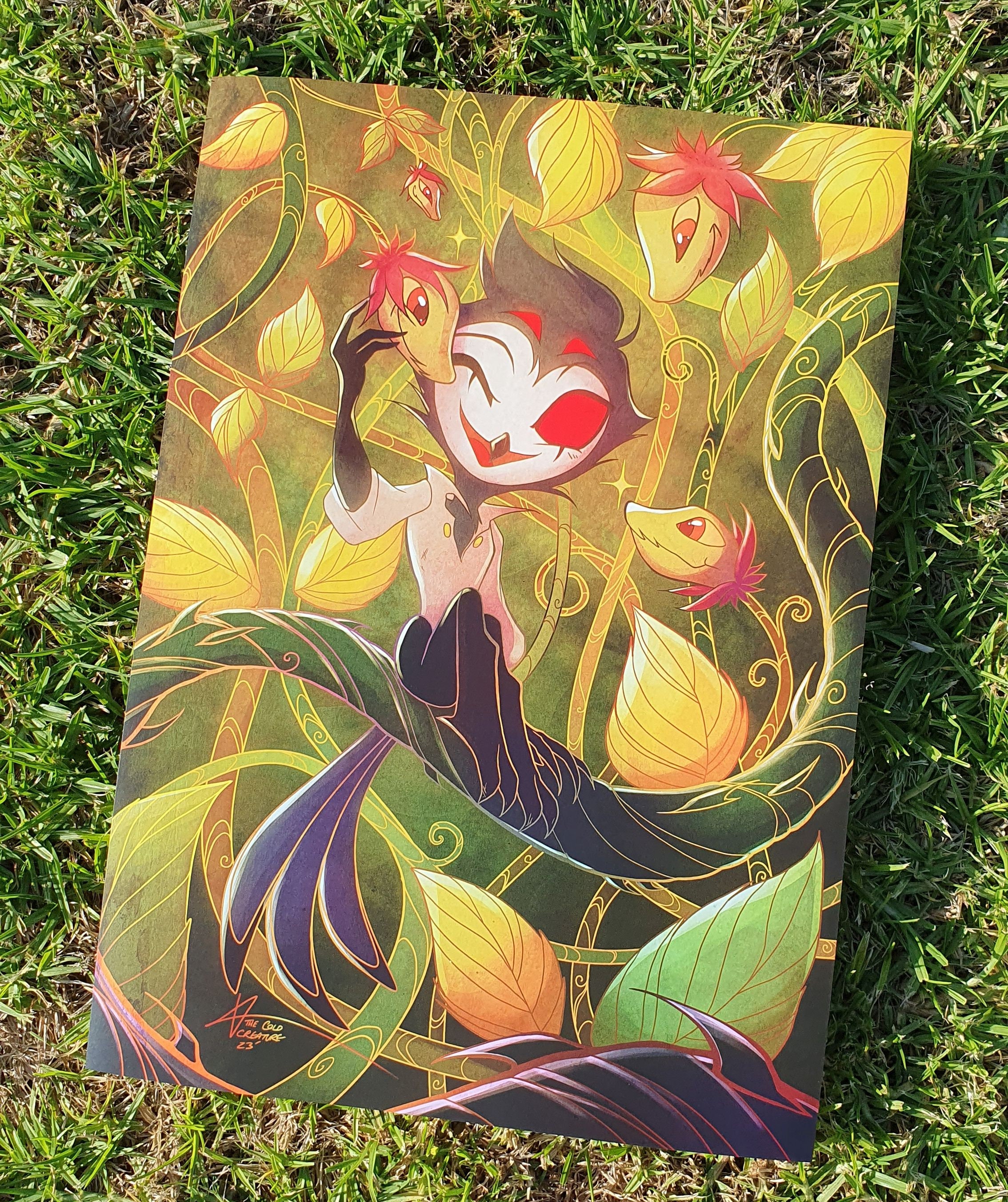 Smol Stolas A3 Art Print Helluva Boss - Etsy