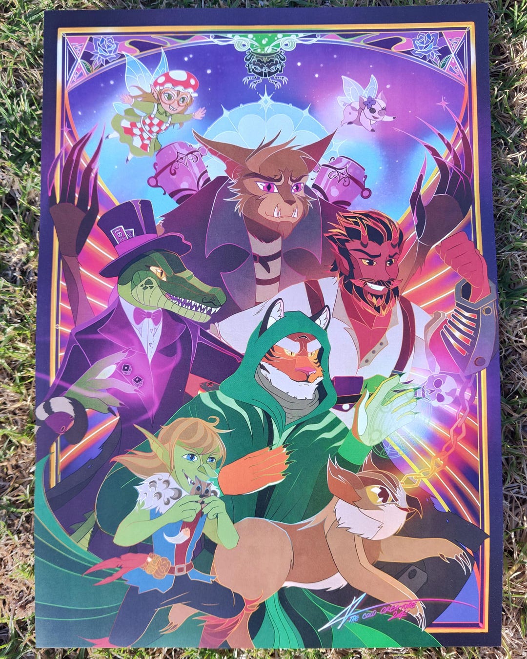 Carnival Lecroux - A3 Art Print - Legends of Avantris - Once Upon a ...