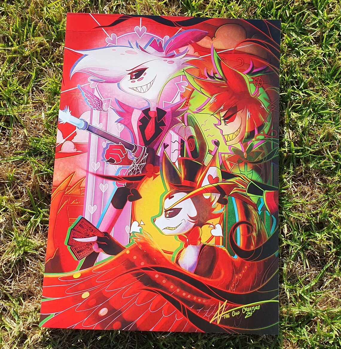 Angel Husk and Alastor A3 Poster Print Hazbin Hotel - Etsy