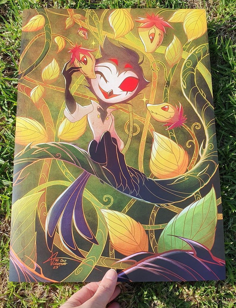 Smol Stolas A3 Art Print Helluva Boss - Etsy Australia