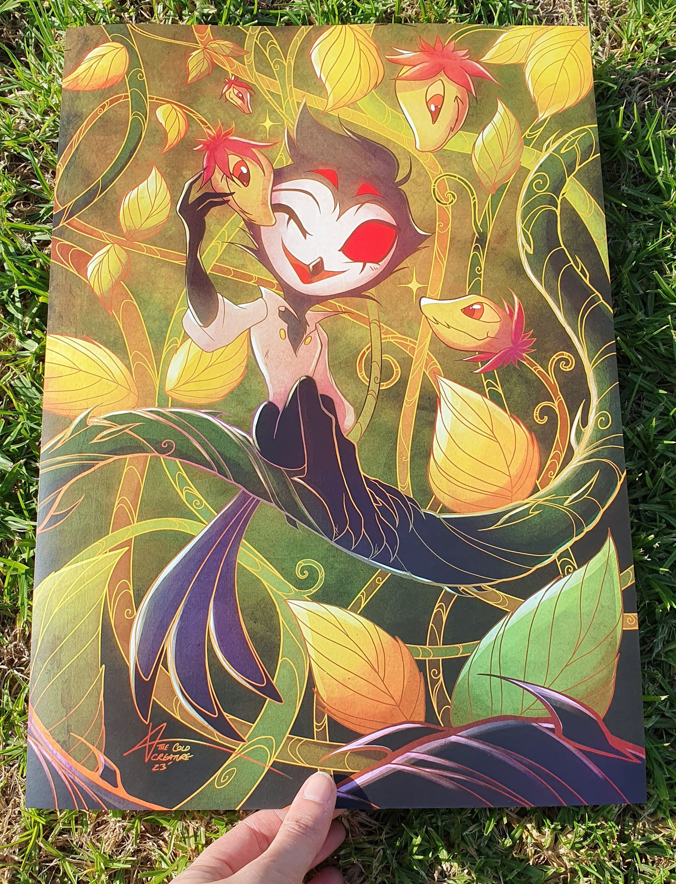 Smol Stolas A3 Art Print Helluva Boss - Etsy